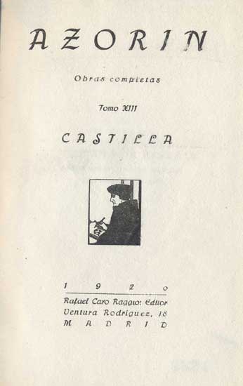 Neonovecentismo: Castilla y Azorín