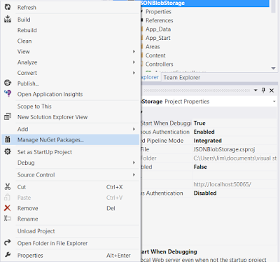 Dennis and Jim's Data Engineering Blog: Uploading a JSON Feed into Azure Blob Storage using an ...