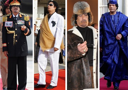 Red World!: Red Man of the Moment: Gaddafi’s Garments.