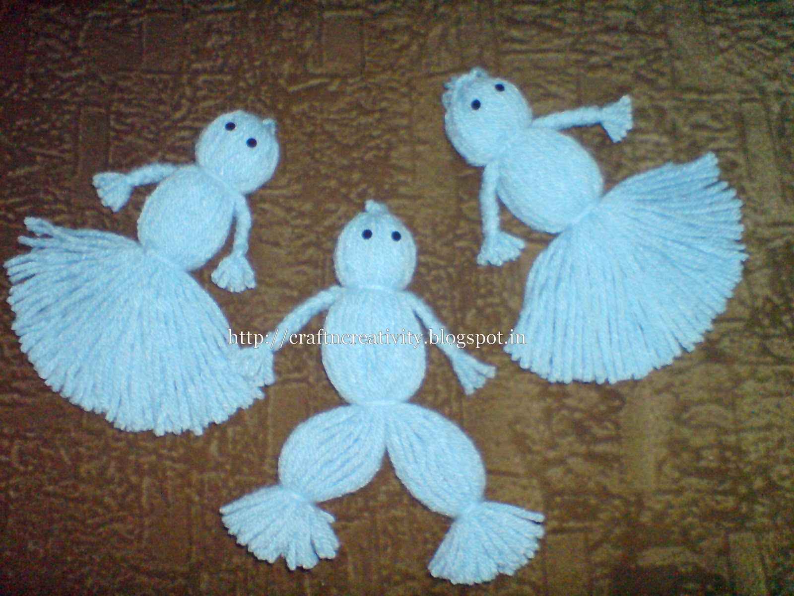 Craft n Creativity...: Yarn/ Wool Dolls