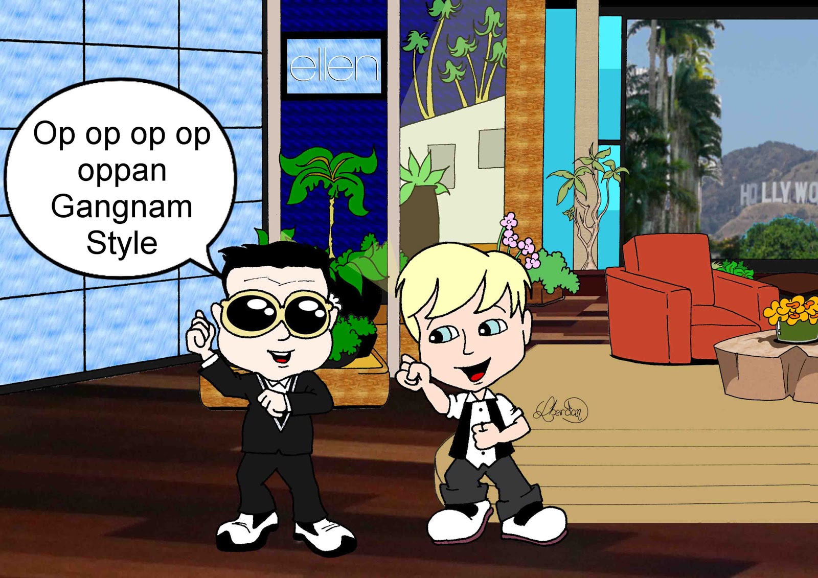 Ellen DeGeneres Cartoon