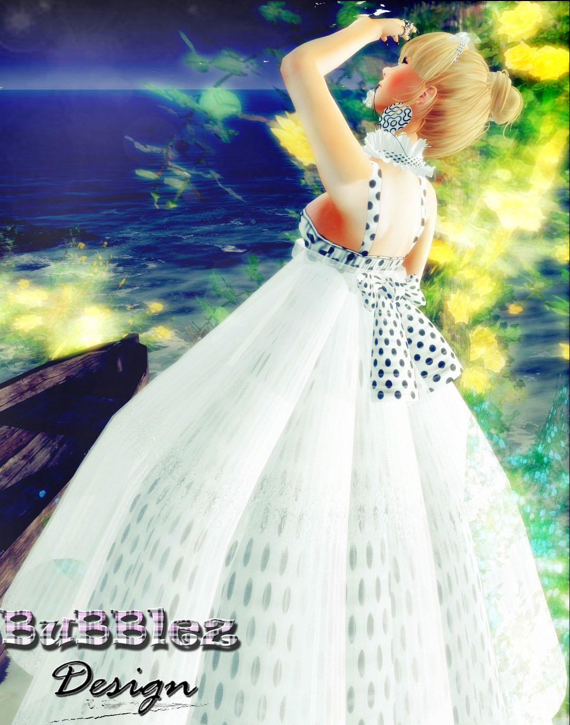 Bubblez Style: Bubblez Design ~ Rainie Dot Gown