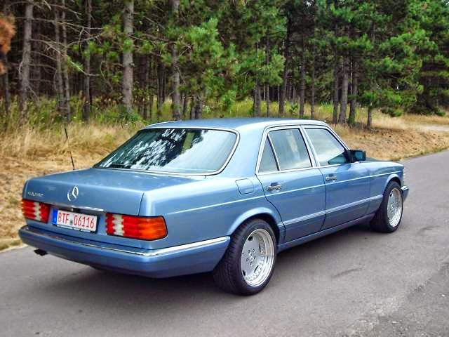 BENZTUNING: Mercedes-Benz W126 560SE on AMG Wheels