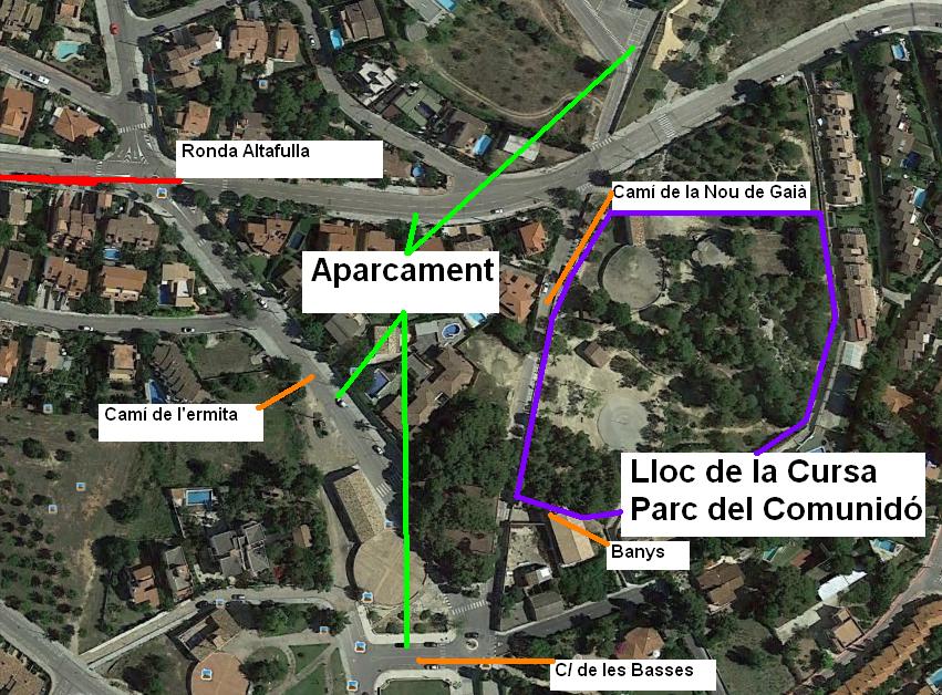 Copa Tarragona Trial UCI: Mapes, com arribar al parc del comunidó d ...