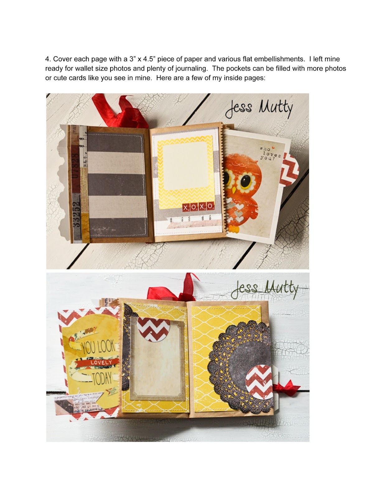 The Curtsey Boutique: DIY Mini Paper Bag Album Tutorial with Jess Mutty