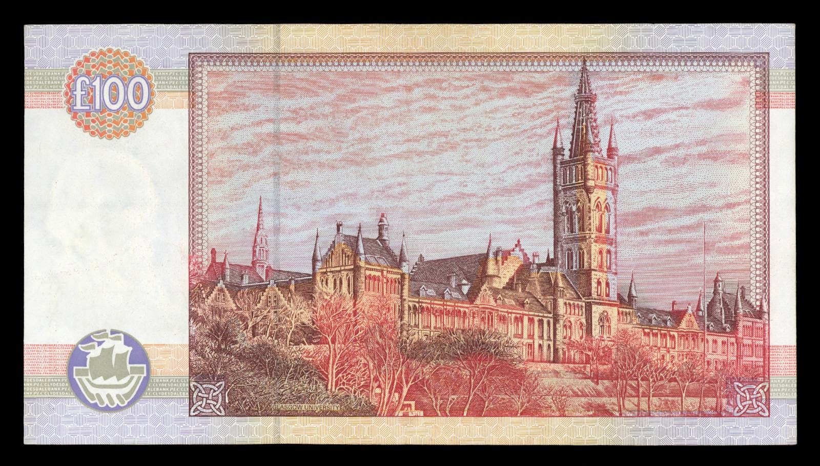 Clydesdale Bank 100 Pound Note 1996 Lord Kelvin|World Banknotes & Coins ...