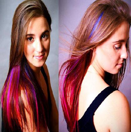 Hair Coloring - Color Blocking - Emo Hairstyles Talk
