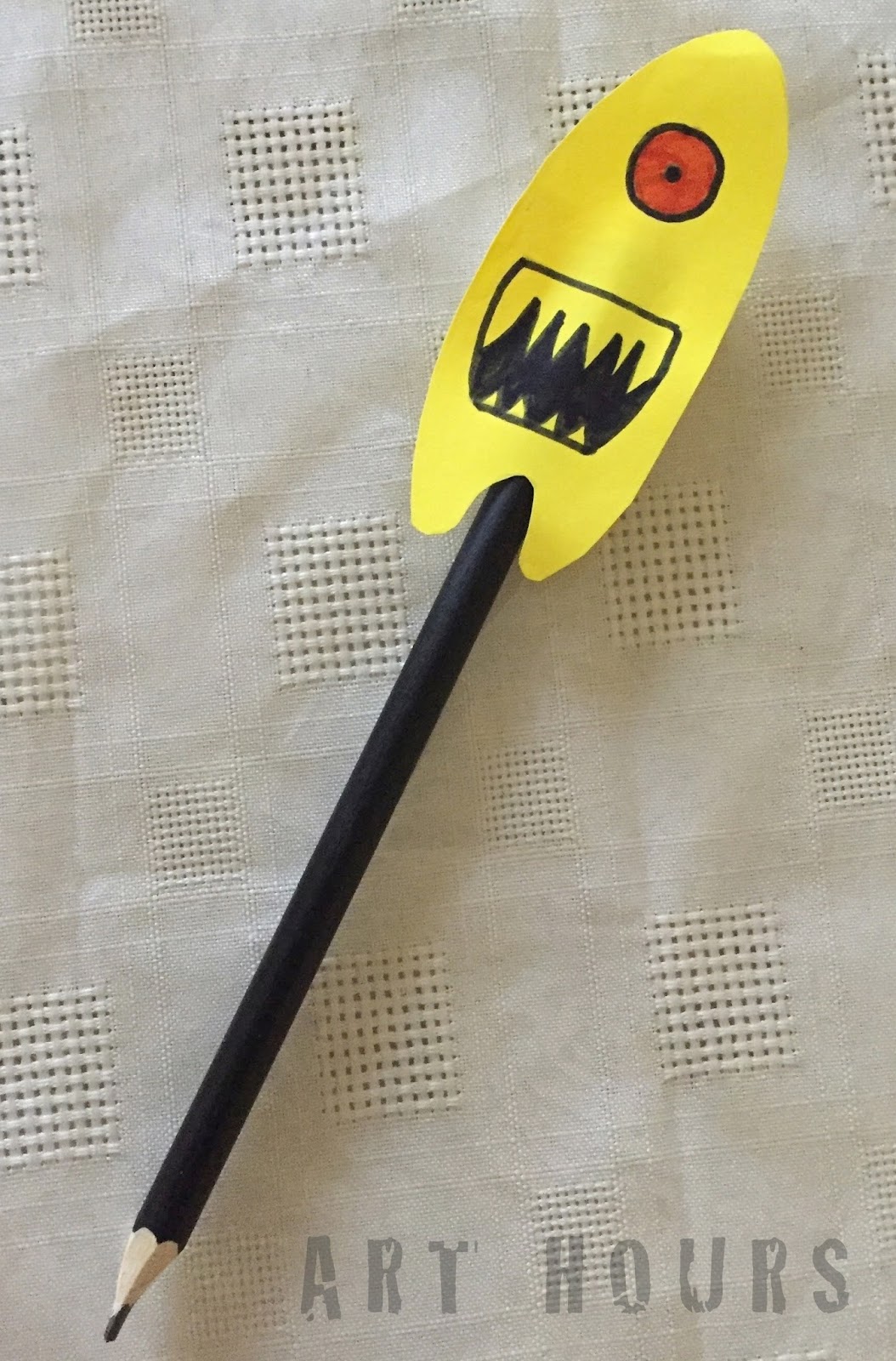 ArchGuide: Cute Monster Pencil Toppers: Easy Papercraft DIY for Kids