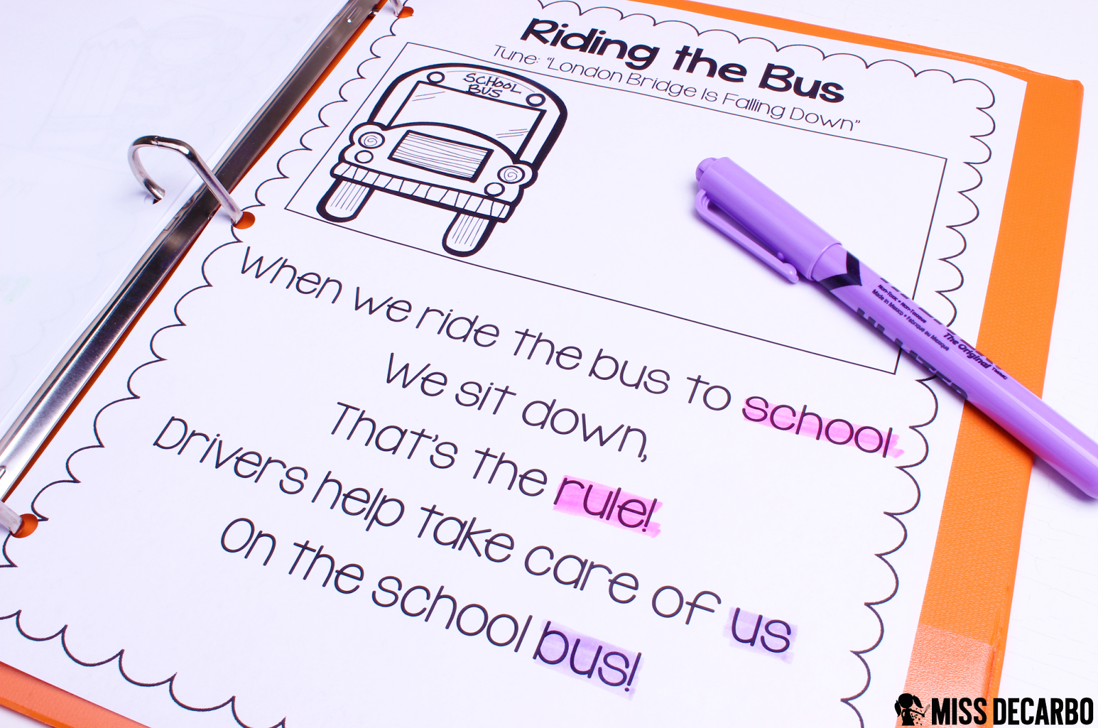 Building Fluency With Poetry Binders (Free Printables) - Miss DeCarbo