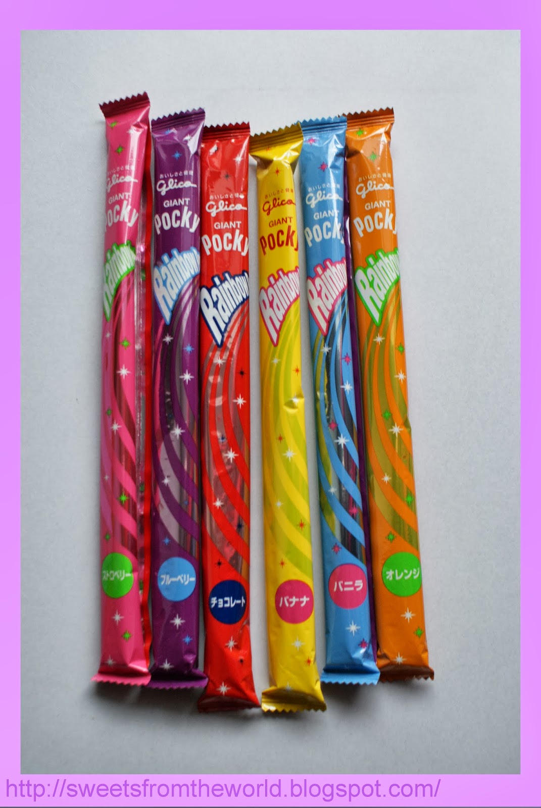 World of Sweets: GIANT POCKY RAINBOW