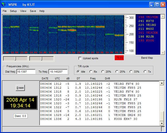 PD0JDF's HamRadio Blog: WSPR - first steps