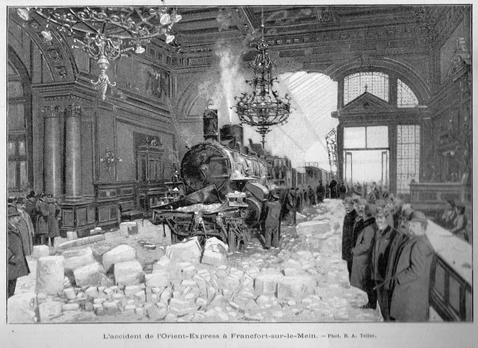 Chroniques du temps passé: Singulier accident de chemin de fer.