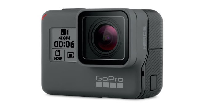 Ecco la GoPro Hero 6: nuovo processore di immagine, 4K 60fps, EIS più ...