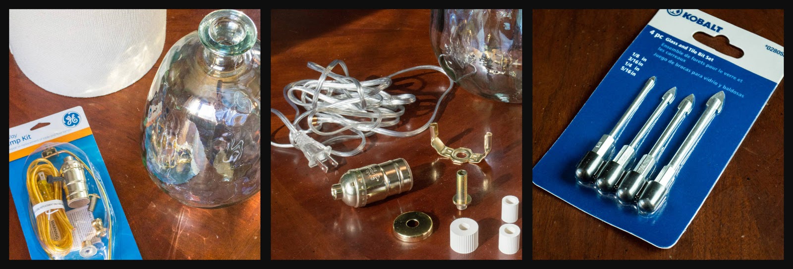 Entertaining Grace: DIY Glass Bottle Lamp