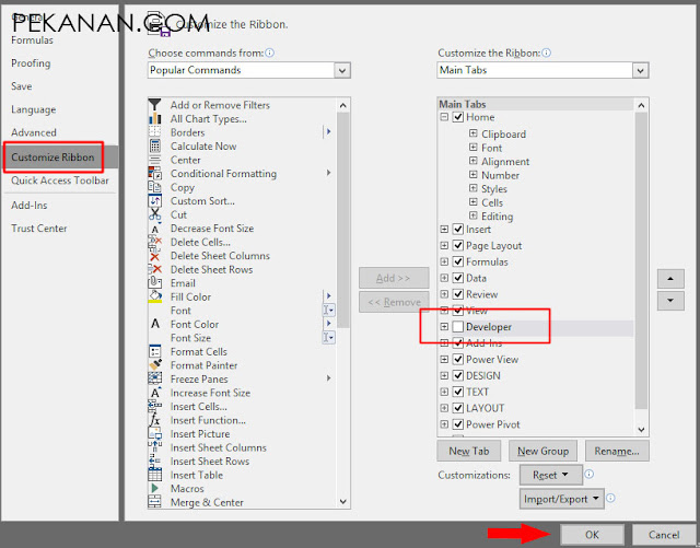 Cara Terbaru Mengaktifkan Tab Developer Pada Microsoft Excel