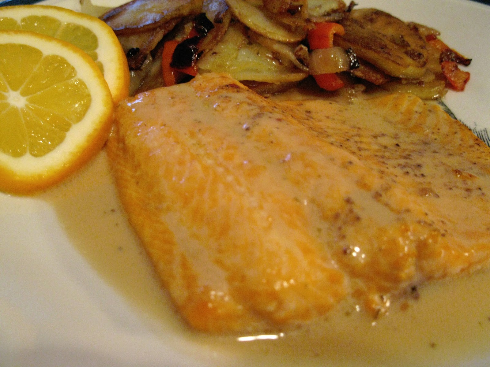 Ma cuisine...sans prétention: Filets de truite au citron et marjolaine