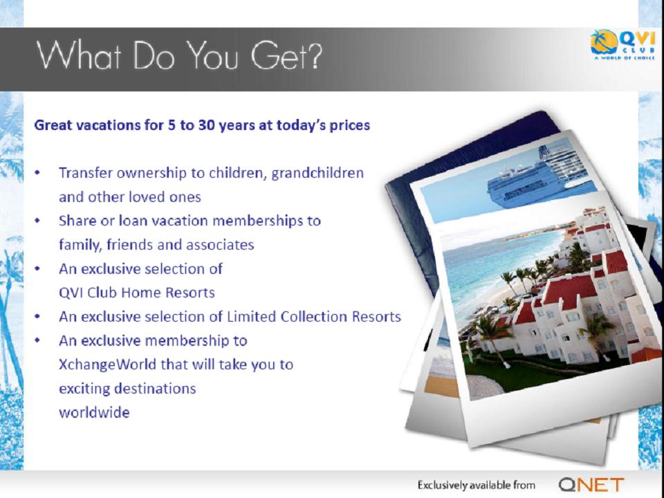 QVI Club Membership Vacation