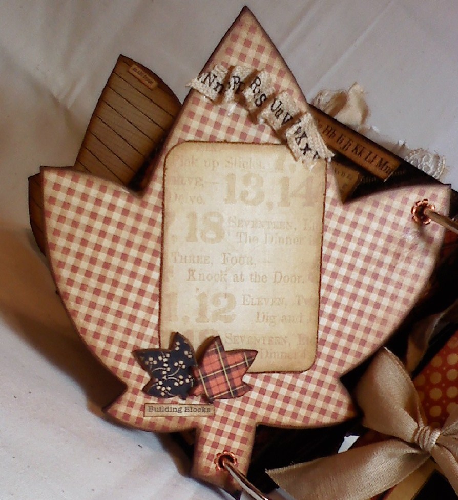 “Autumn Leaf” Custom Accucut die and Album! – The Jule Box Studios