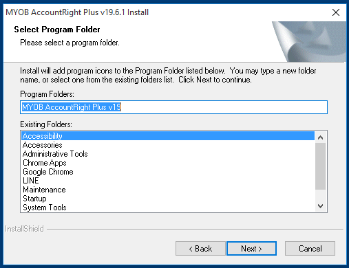 Cara install program MYOB v19 "Sistem Informasi Akuntansi"