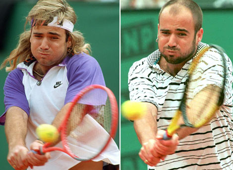 Tennis Players Of 2011: Andre Agassi Young