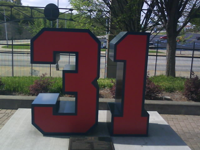 Cardboard Junkie: Turner Field - Statues