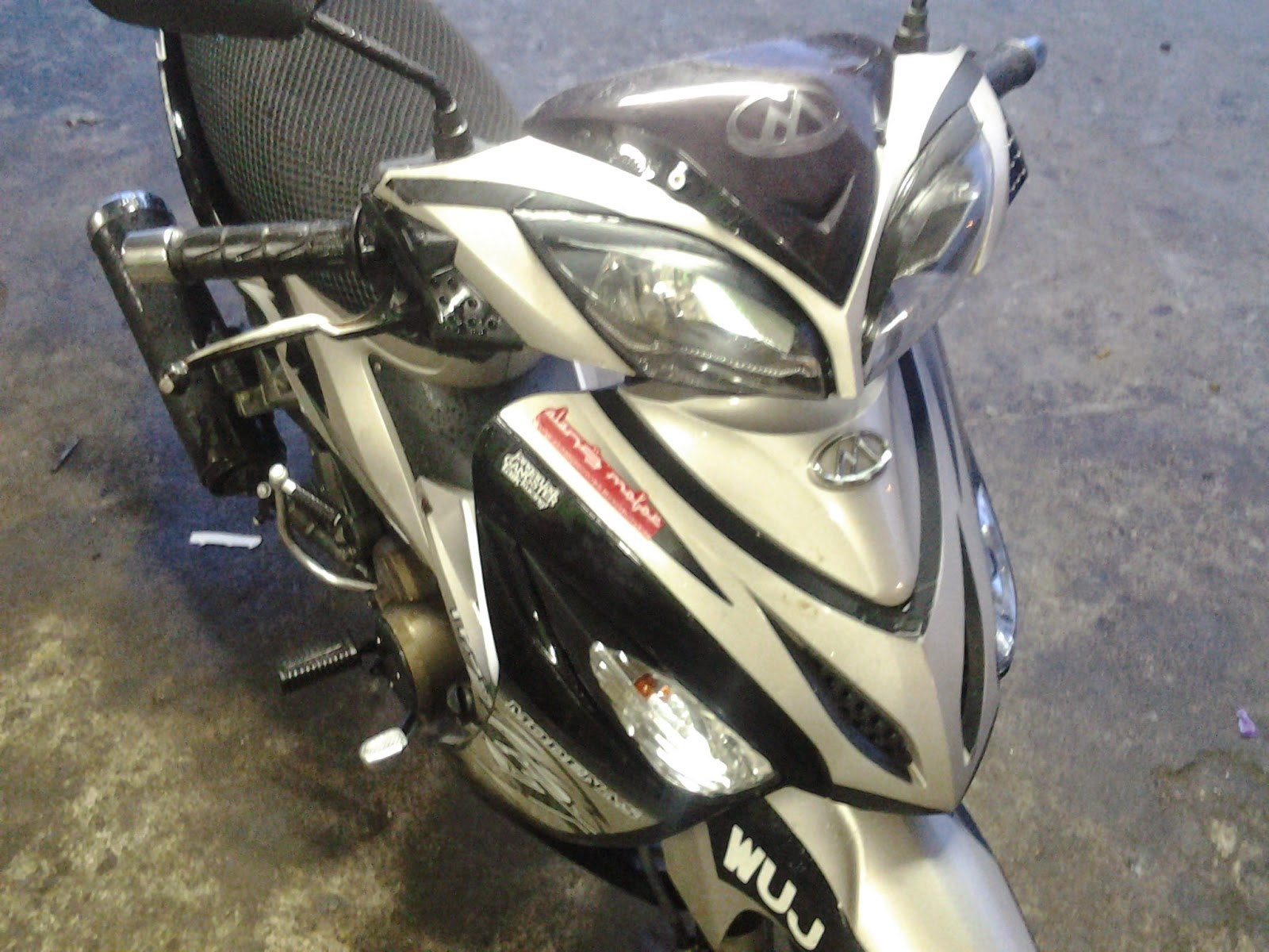MODENAS GT128 DIPAKSA BERLARI LAJU