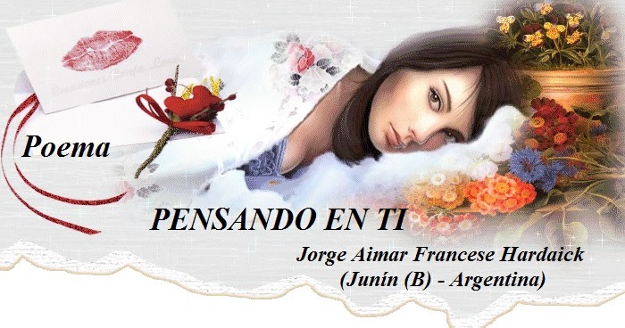 "" MIS PENSAMIENTOS "": PENSANDO EN TI