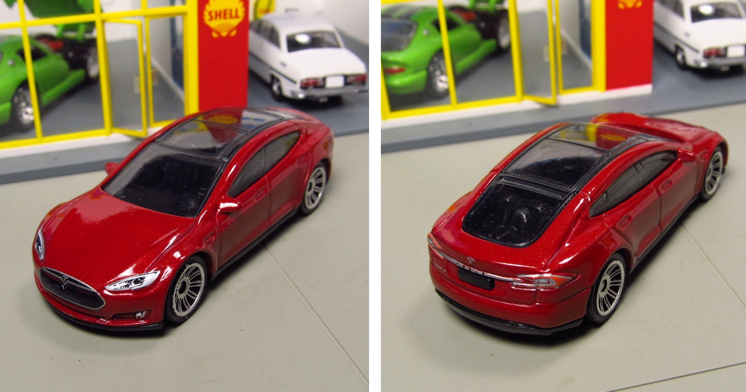 matchbox tesla model s sedan