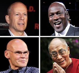 Famous Bald Men - Pix Magazine