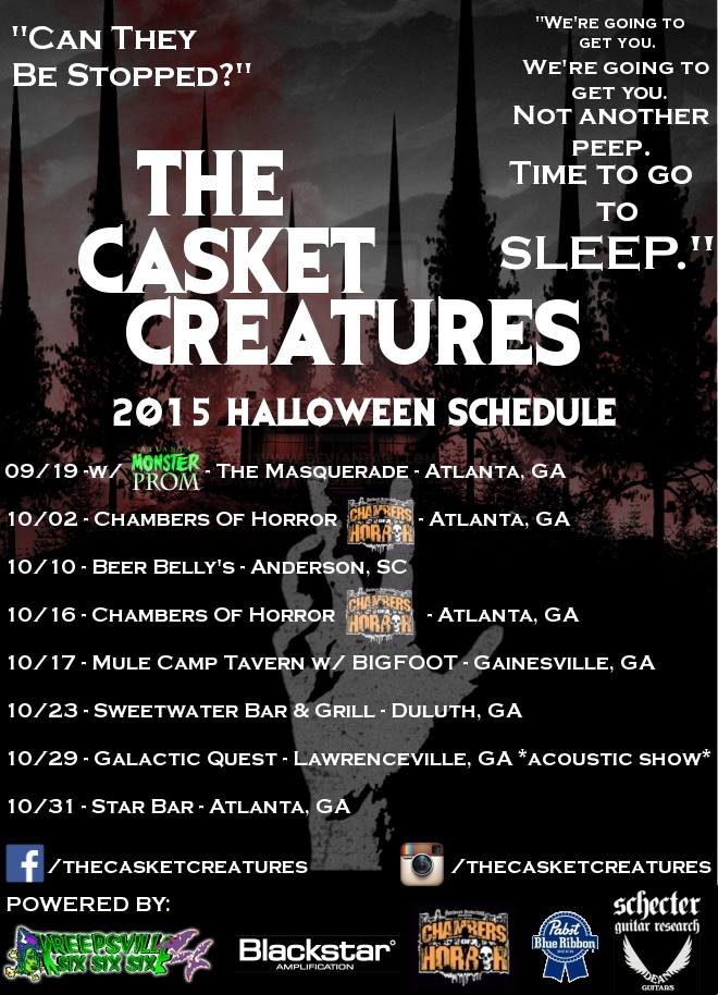 The Casket Creatures Announce New Tour | NataliezWorld