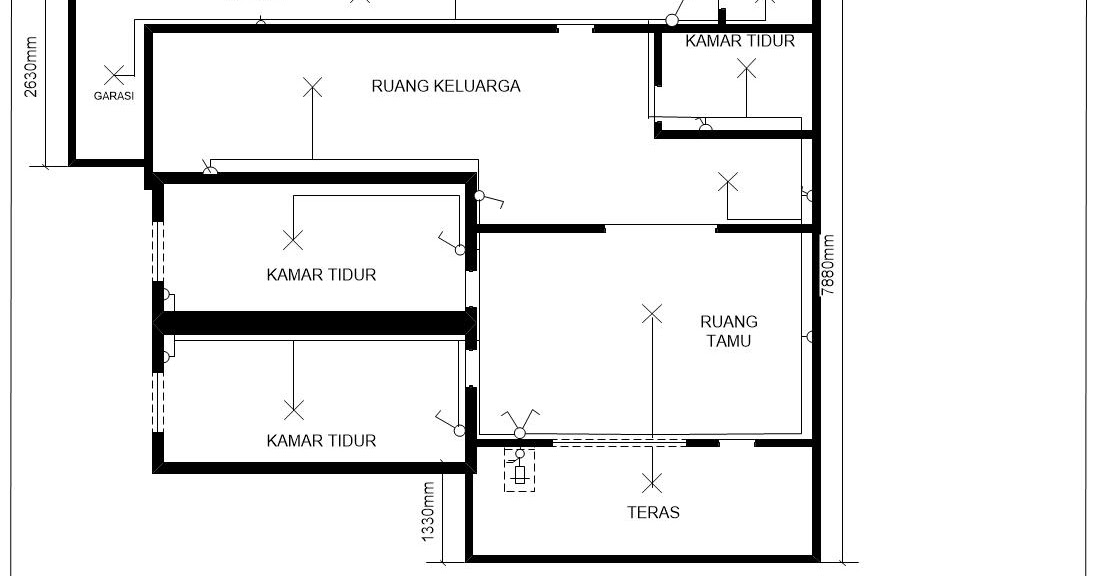 Tren Gaya 16 Contoh Skema Instalasi Listrik Rumah Motif Minimalis ...