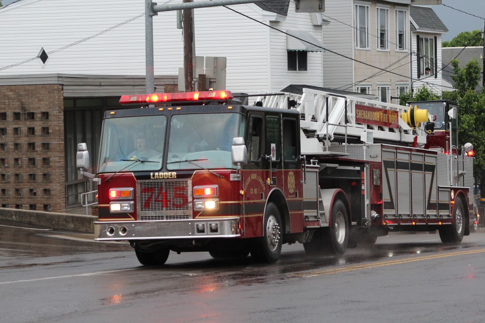 Friendship Fire Company Kicks Off Block Party with Fire Truck Parade