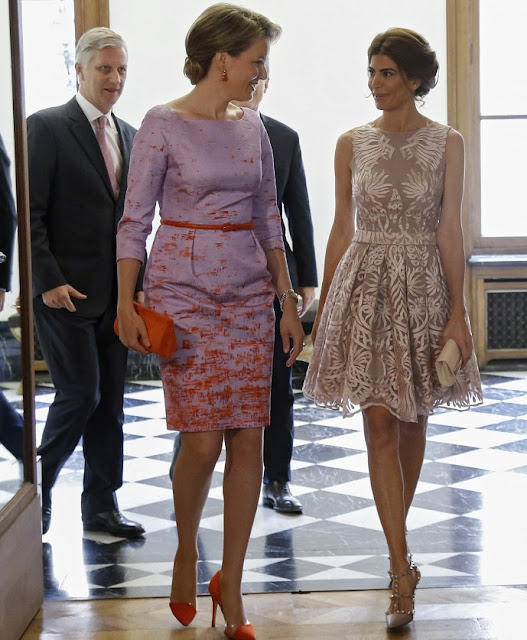 Belgian Royals meets Argentinian President and First Lady