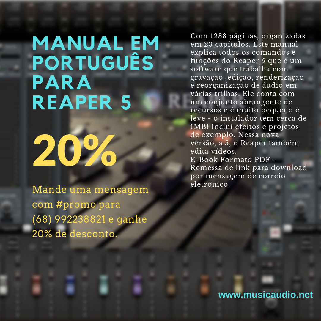 MUSICAUDIO - NOVIDADES E DICAS: Reaper - Efeitos e Plugins - 32 ...