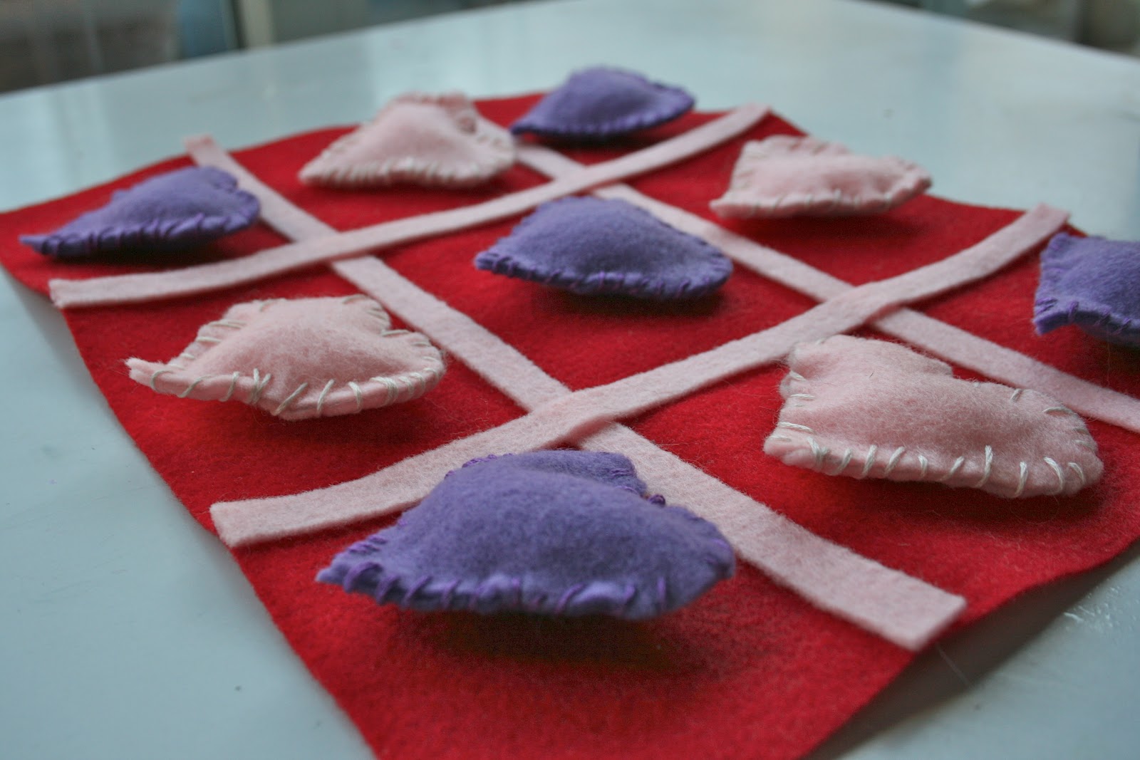 Valentine Tic-Tac-Toe Felt Game!