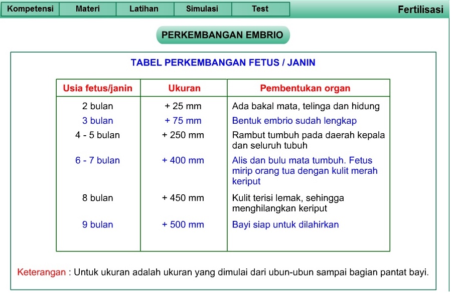 Materi tentang Fertilisasi dan Gestasi beserta contoh soal dan jawaban ...