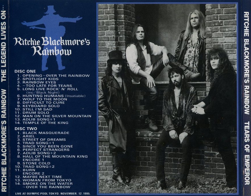T.U.B.E.: Ritchie Blackmore's Rainbow - 1995-11-12 - Tokyo, JP (AUD/FLAC) by REQUEST