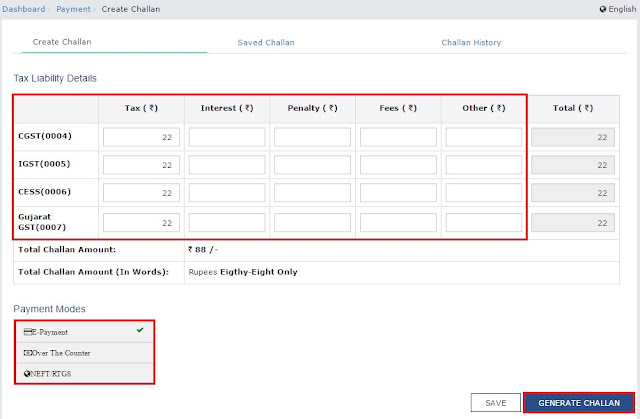 HOW TO GENERATE GST CHALLAN (PRE LOGIN AFTER LOGIN) | SIMPLE TAX INDIA