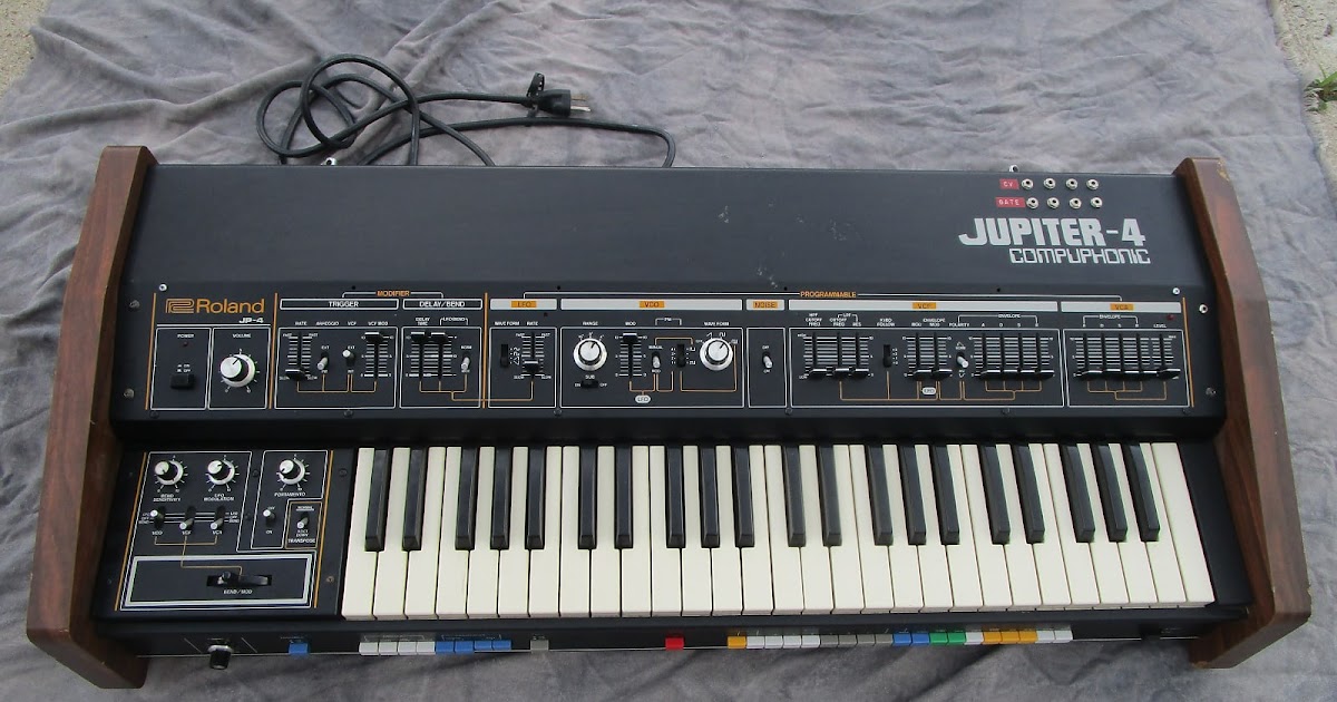 MATRIXSYNTH: Roland Jupiter 4 Compuphonic Synthesizer w/ CV & Gate Mods