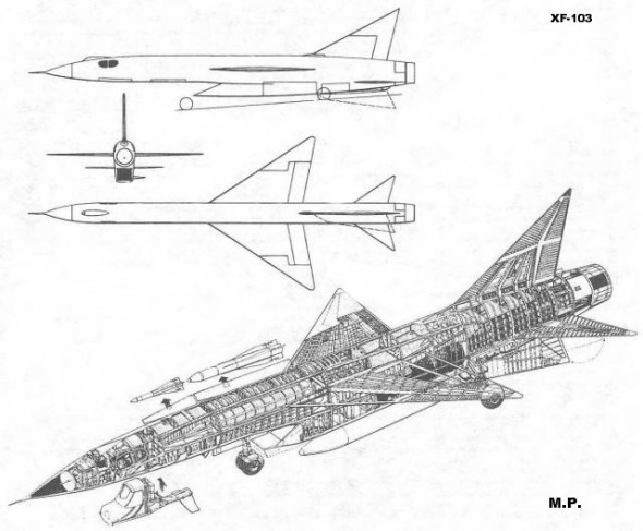 SI VIS PACEM, PARA BELLUM: Il Republic XF-103 Thunderwarrior
