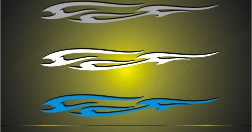 Flames Decal Design For Trucks | Sticker Decals