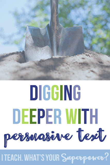 Digging Deeper with Persuasive Text | Engaging Literacy