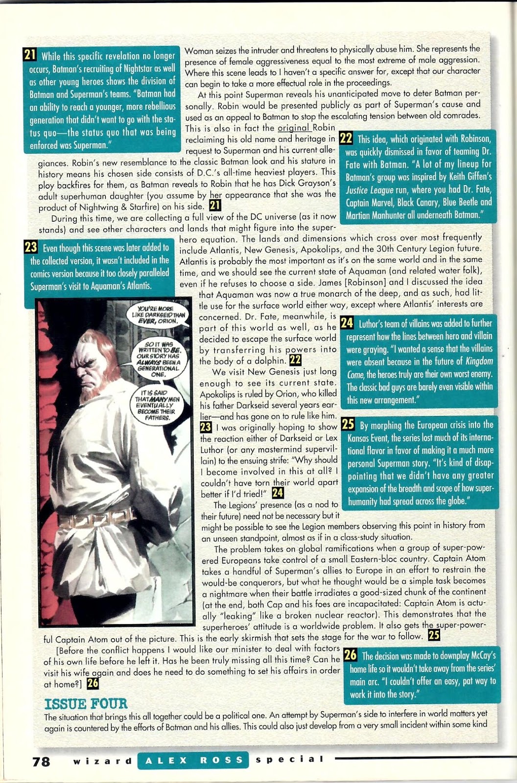 Wizard Special 1999 - Alex Ross Special