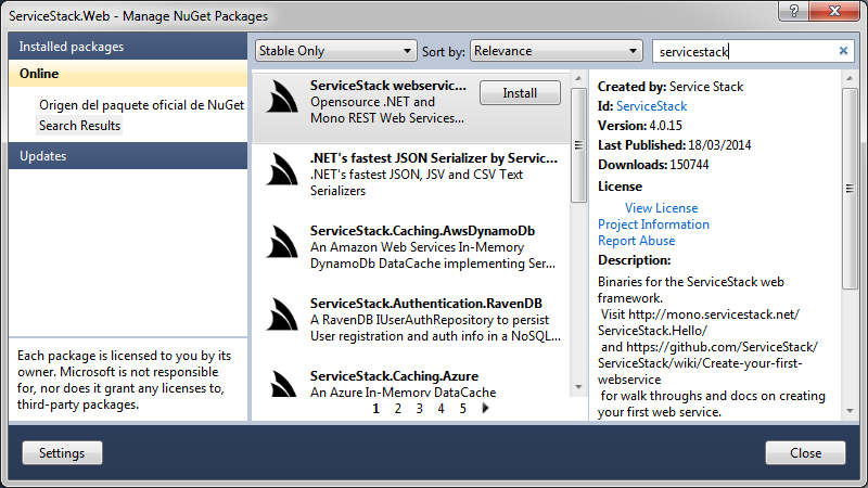 Desarrollo para sistemas distribuidos: Introducción a ServiceStack