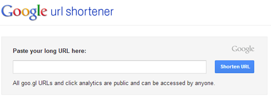 How to Create Short URLs For Your Blog Using Google Shortener ~ Blogger ...