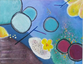 The Skillful Bee: In the Classroom-High School Abstract Art Project