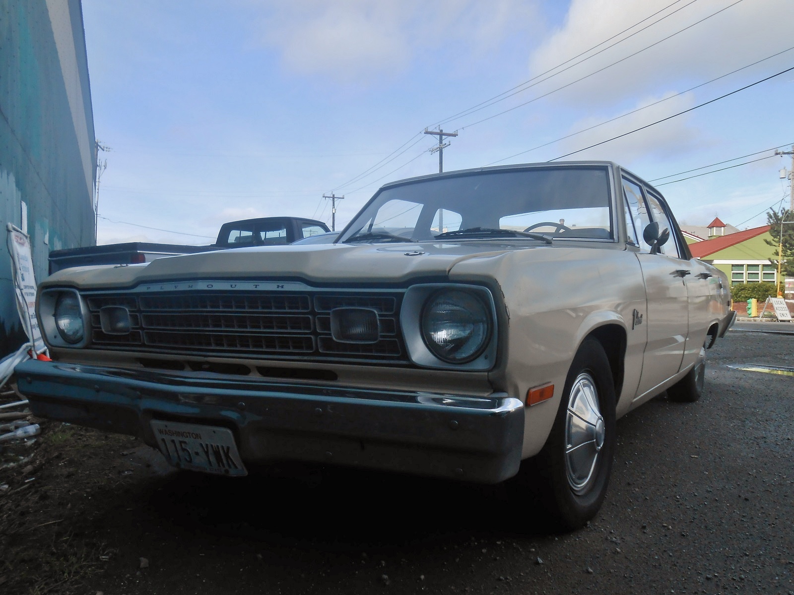 Seattle's Parked Cars: 1974 Plymouth Valiant Sedan