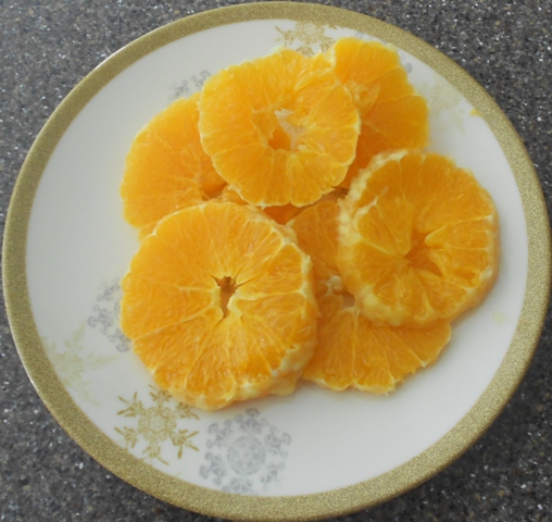 Baking Banquet: ORANGE WHEEL & COCONUT SALAD