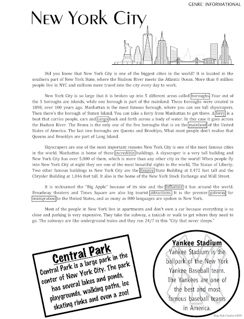 Reading With A Purpose: New York City