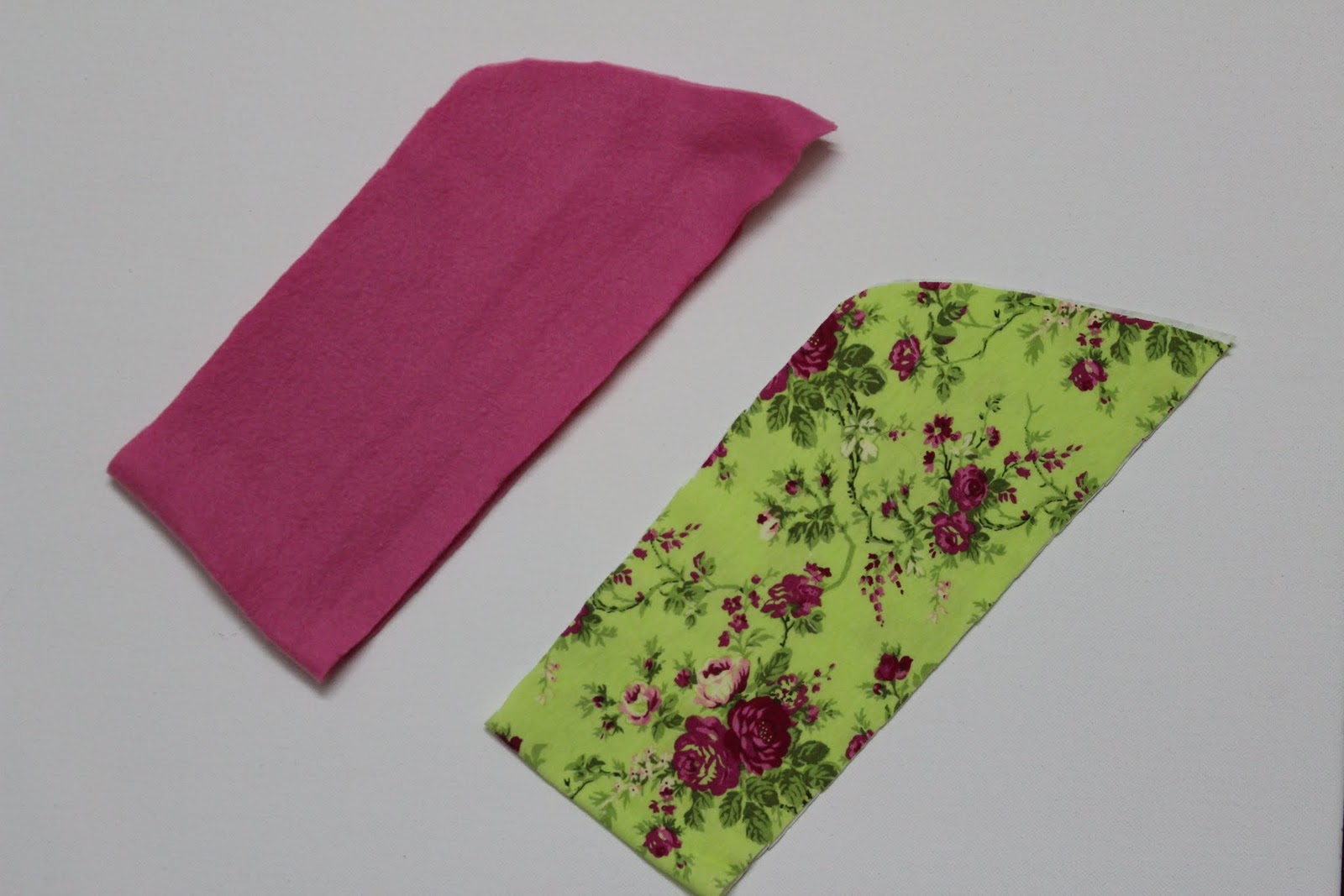 Cut one piece each from fleece and knit from the pattern. Make sure you ...